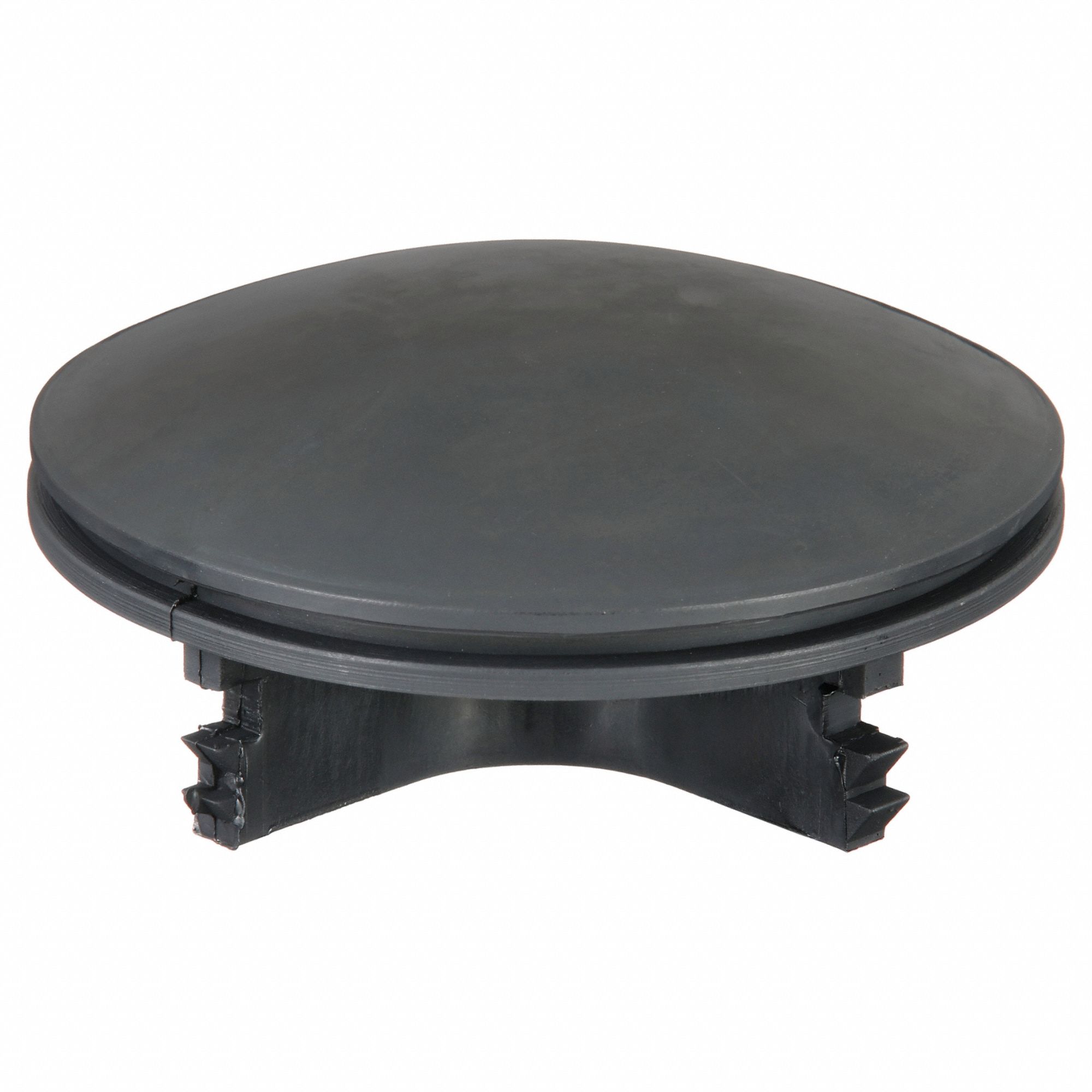 2 in Overall Ht, Black, Bollard Cap - 45XC71|BOL-CAP-4.5-P - Grainger