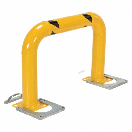 VESTIL, 36 in Top Rail Ht, 5/8 in Mounting Hole Dia, Machine Guard ...