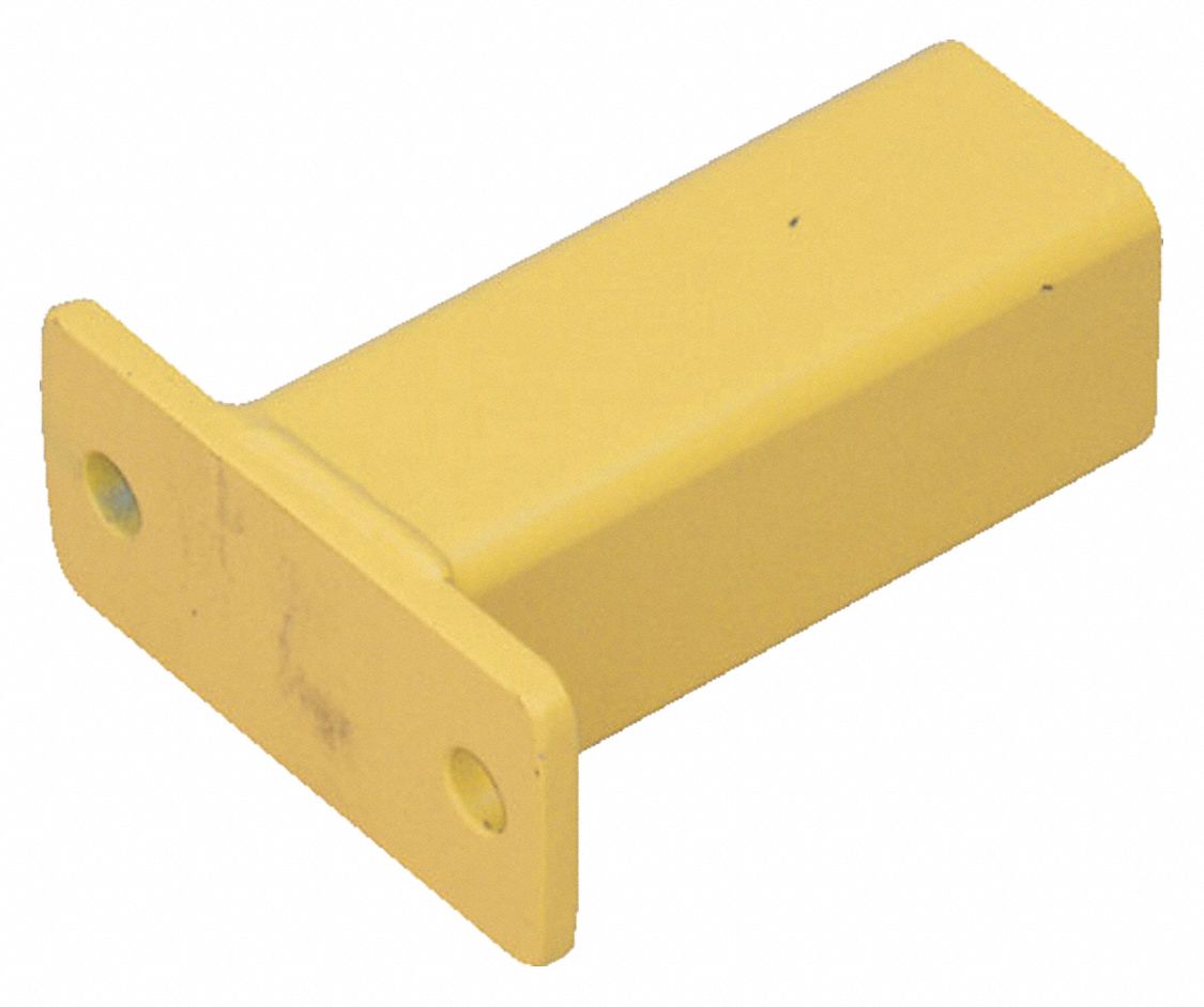 VESTIL, Steel, Yellow, Guard Rail Mounting Bracket - 45XD20|MG-WP-B ...