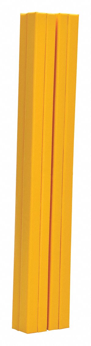 12 in, 12 in, Column Protector - 45XD38|V-PAD-I-612-Y - Grainger