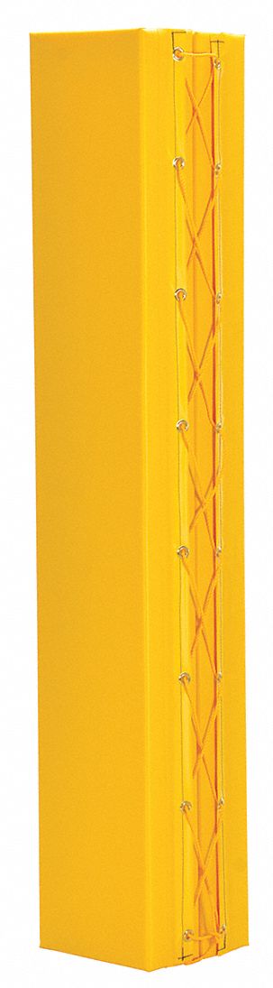 4 in, 4 in, Column Protector - 45XD40|V-PAD-S-64-Y - Grainger