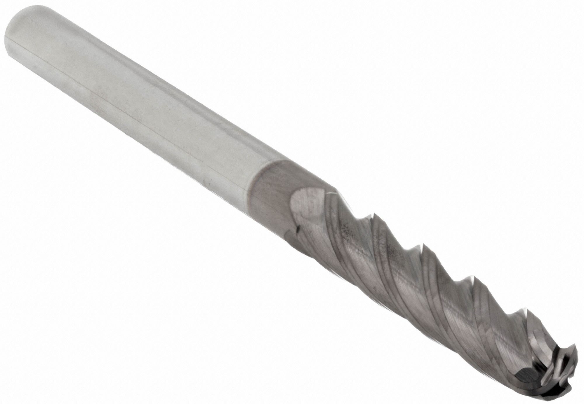Carbide, TiCN Coated, Ball End Mill - 45XX17|229-001022 - Grainger
