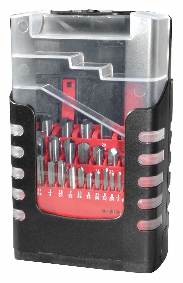 MONSTER Solid Carbide Straight Flute Drill Bit Set, 1/16"- 1/2", TiAlN ...