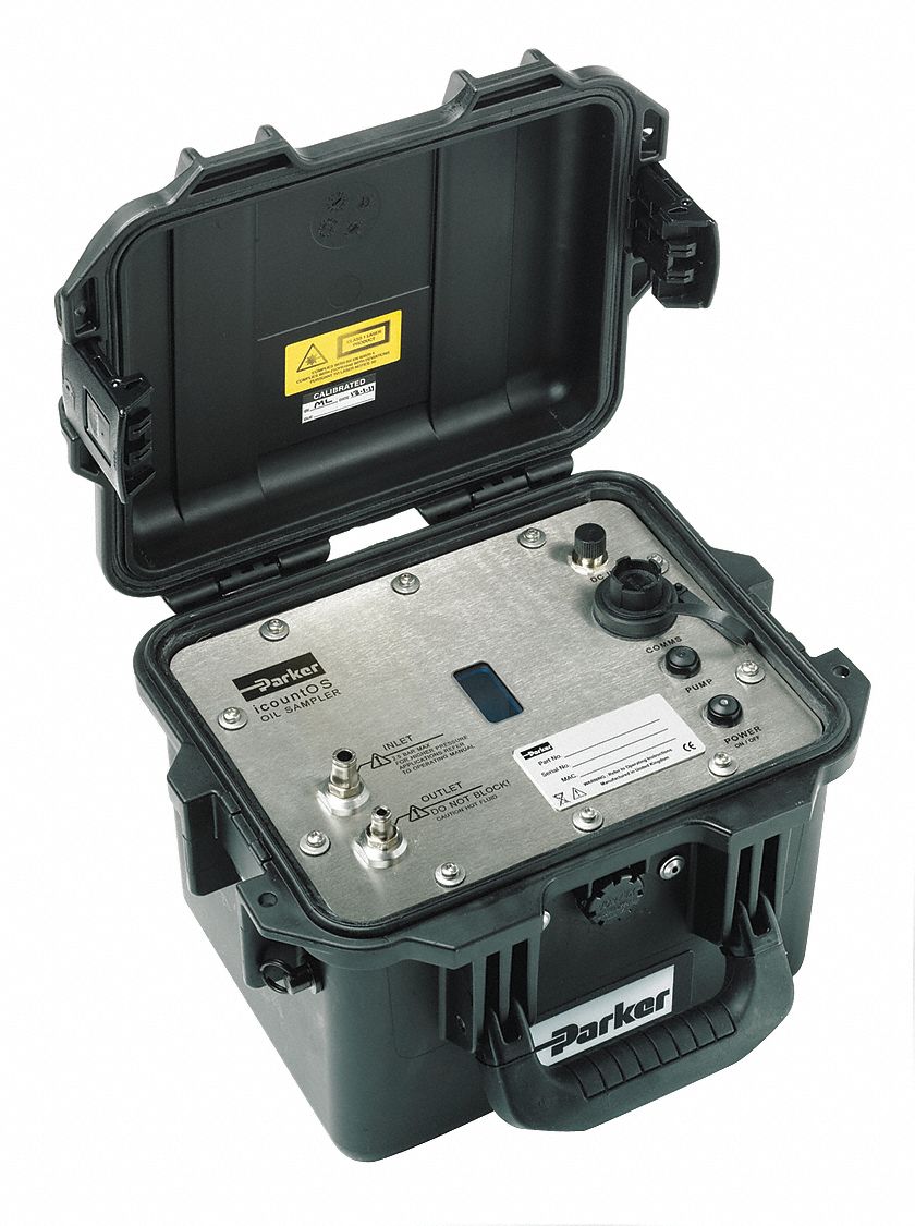 PARKER, Oil and Fuel Tester, 9 3/4 in Lg, Portable Particle Monitor ...