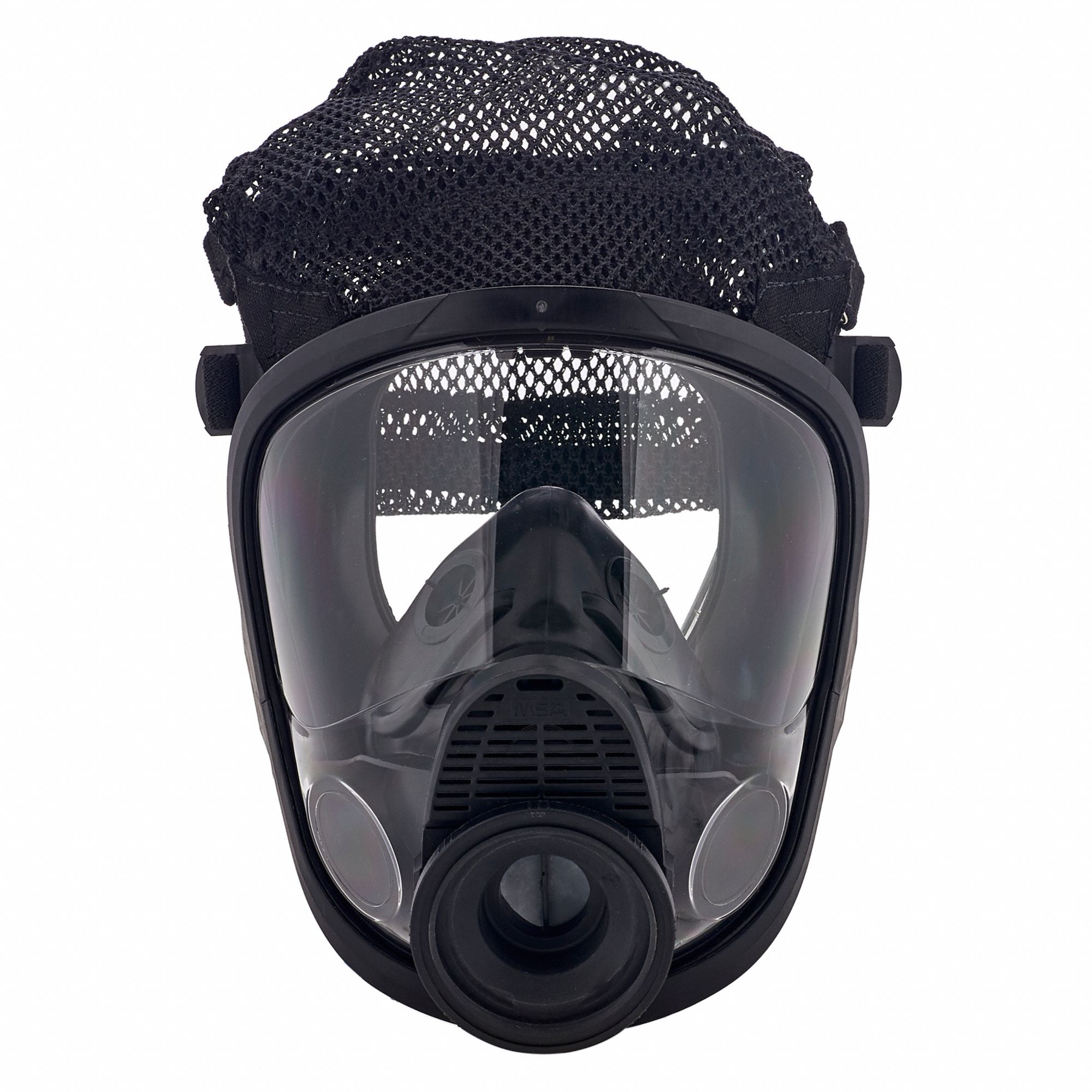 MSA Full Face Respirator: Silicone, Push to Connect, L Mask Size ...