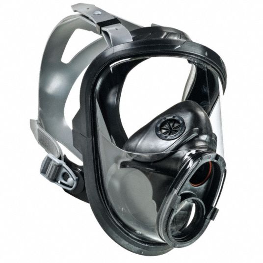 Hycar Rubber, Push to Connect, Full Face Respirator - 45YT02|10075905 ...