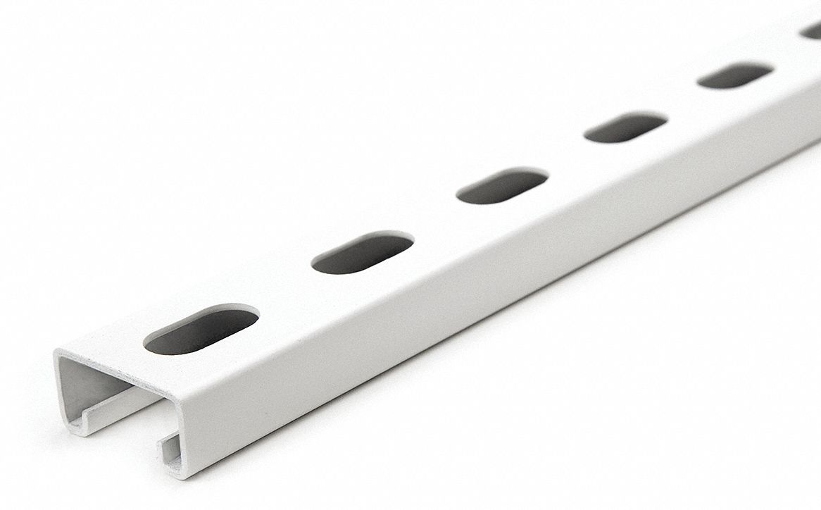 Steel, Painted, Strut Channel - Slotted - 45YV67|FS-500SS WT 24.00 ...