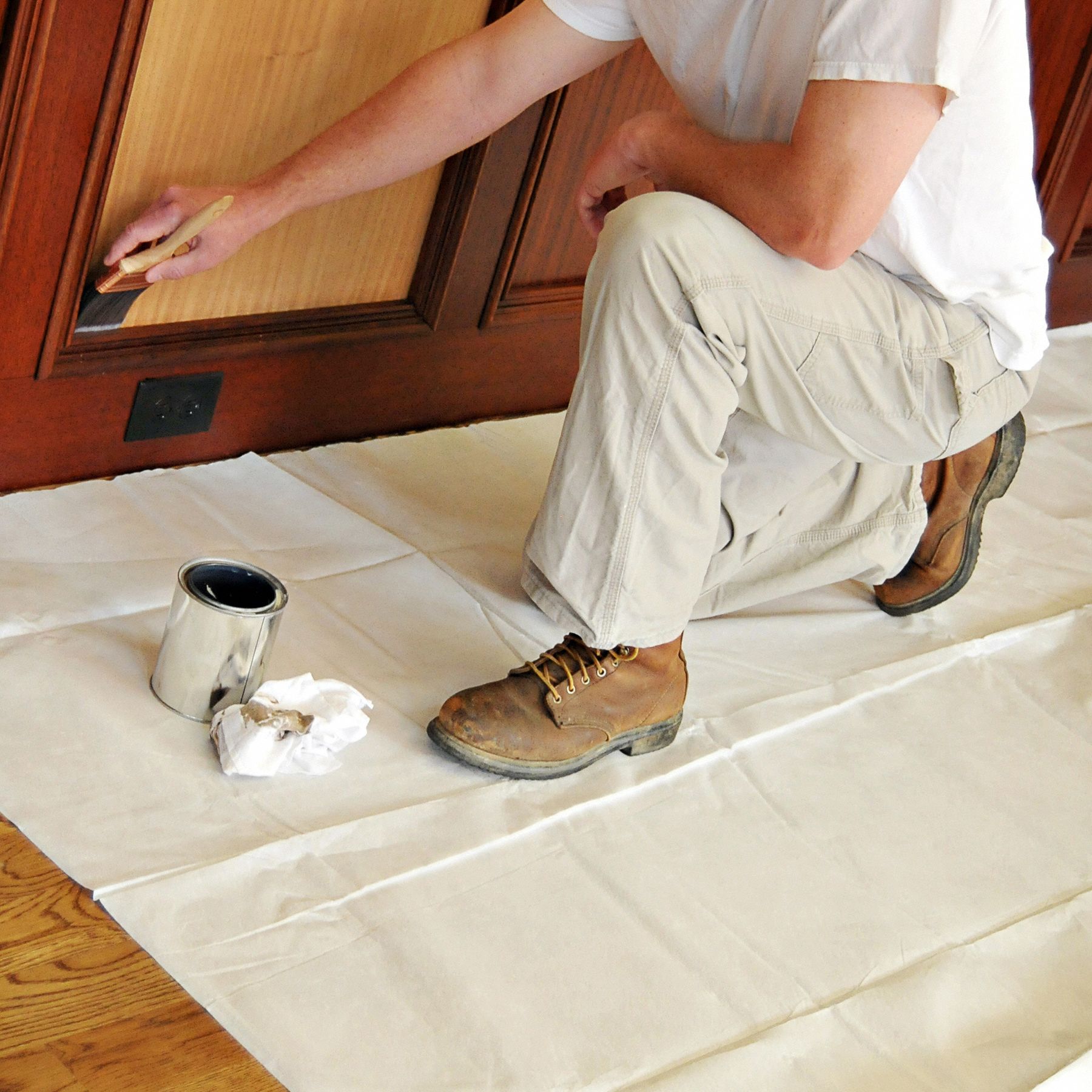 TRIMACO Double Guard Drop Cloth: Extra Heavy Duty, Paper/Plastic, 47 ...