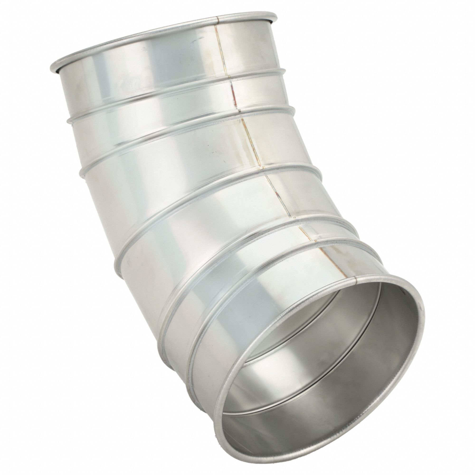 Stainless Steel, For 7 in Duct Dia, 45 Degree Elbow - 45ZA84|8040400070 ...