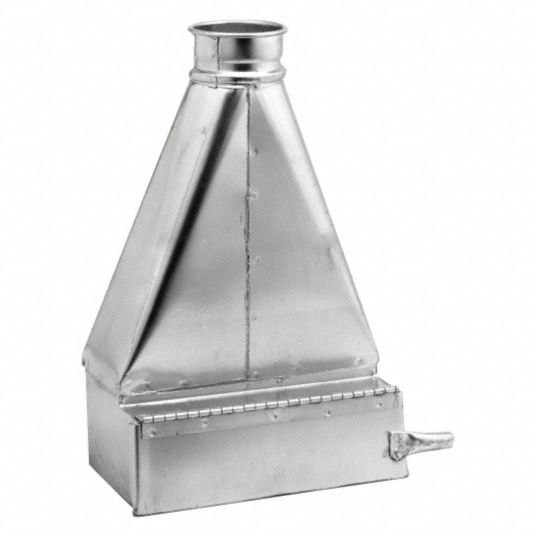 Steel, For 4 in Duct Dia, Duct Floor Sweep - 45ZD34|8010004061 - Grainger