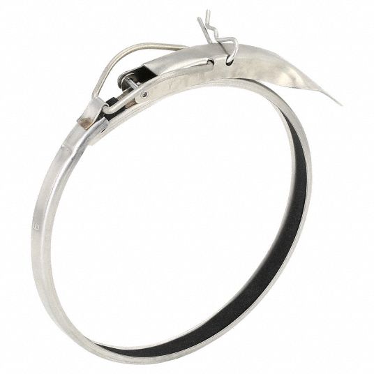 Stainless Steel, For 6 in Duct Dia, Duct Clamp - 45ZD67|8010005625 ...