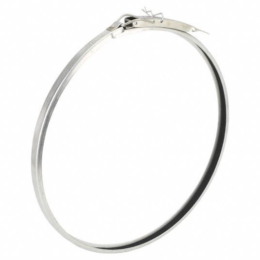 Stainless Steel, For 16 in Duct Dia, Duct Clamp - 45ZD76|8010005635 ...