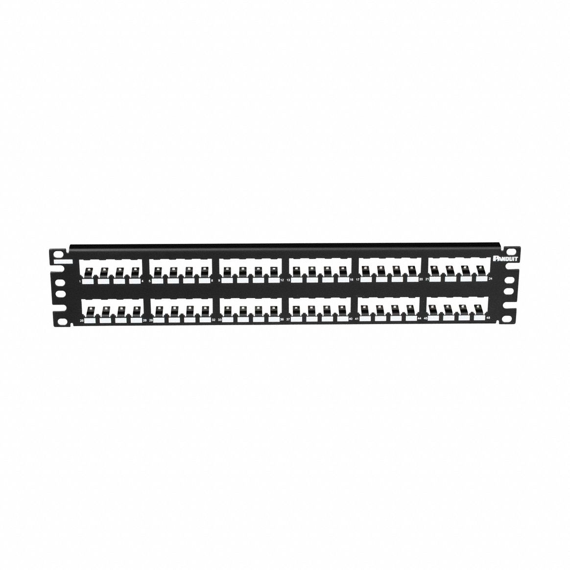 PANDUIT, 2 Rack Units, 48 Ports, Patch Panel - 880FK0|CP48BLY - Grainger