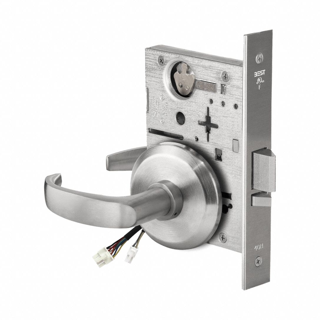 Electric Mortise Lock - 839EK1|45HW0NXEL14S626RQE - Grainger