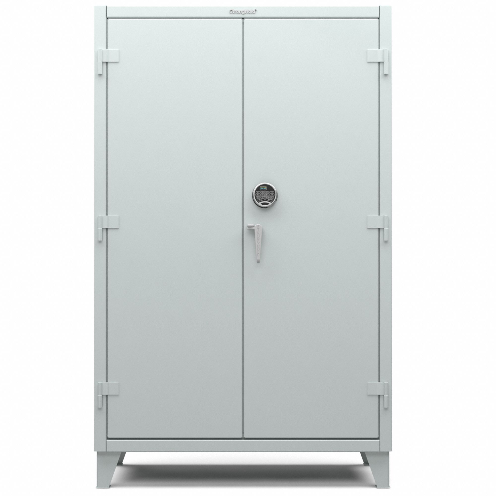 STRONG HOLD, 48 in x 24 in x 78 in, Swing Handle & Electronic Lock ...