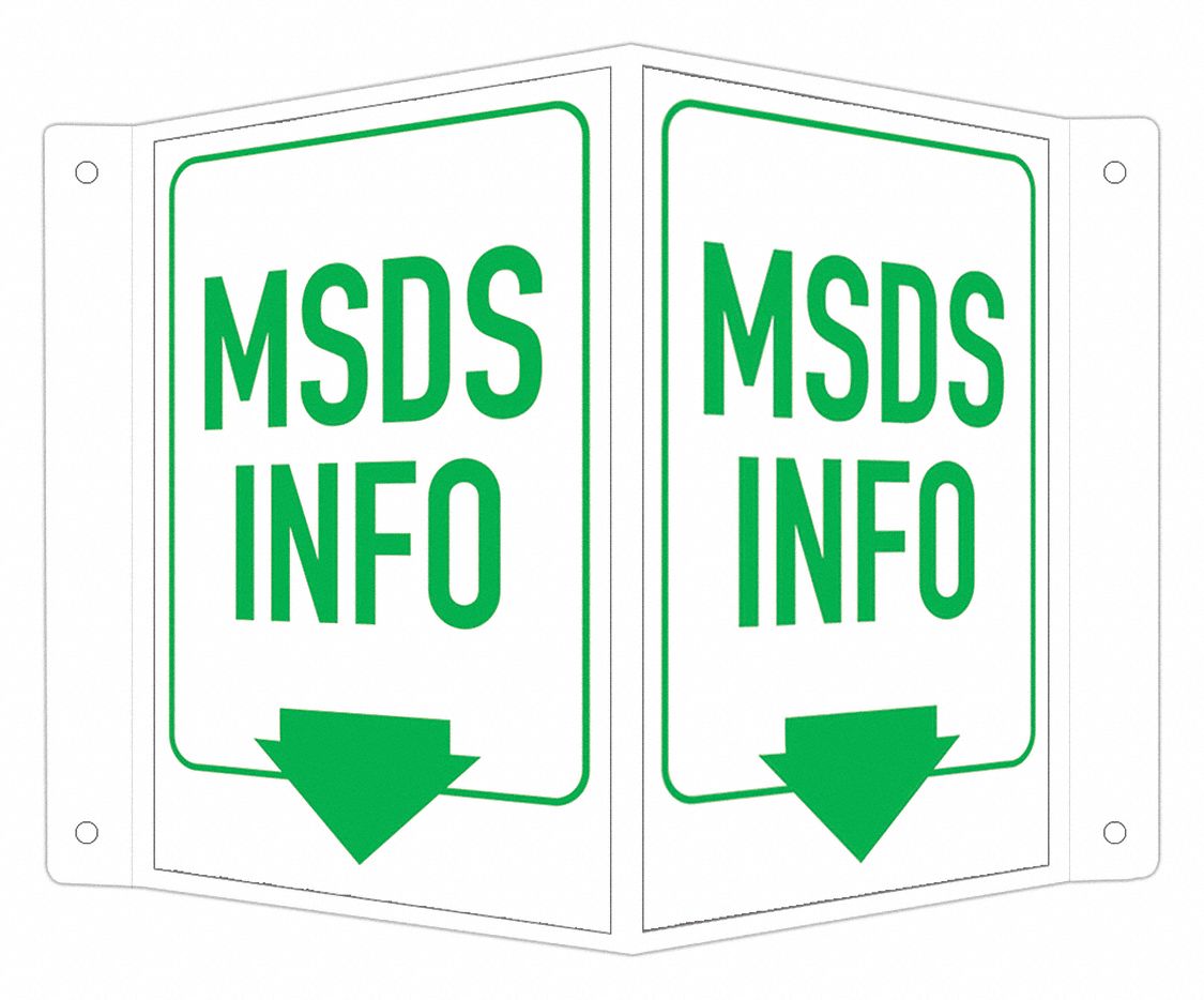 Aluminum, Mounting Holes Sign Mounting, Safety Sign - 460L94|LCVB-0023 ...