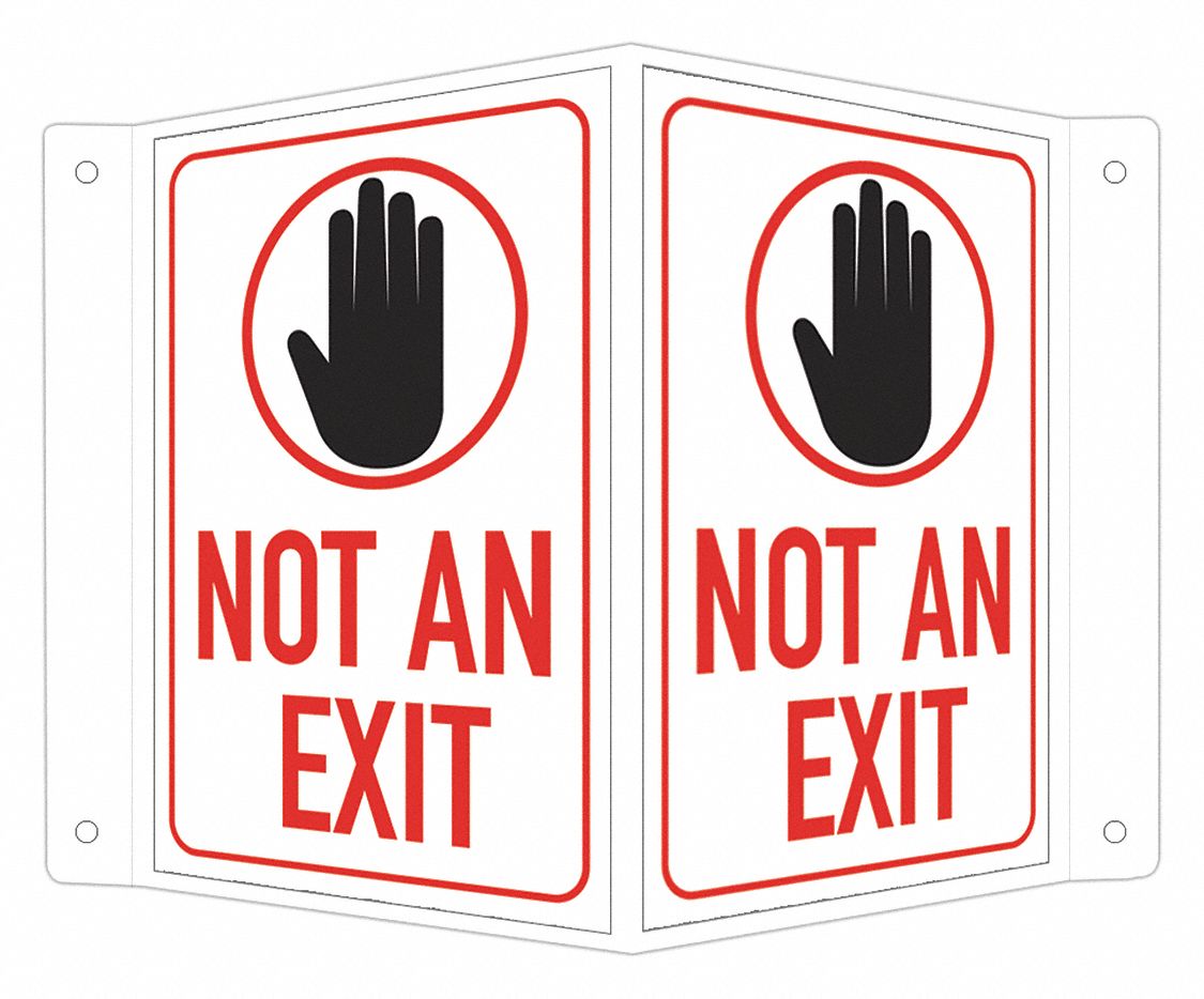 Aluminum, Mounting Holes Sign Mounting, Facility Sign - 460L57|LCVB ...