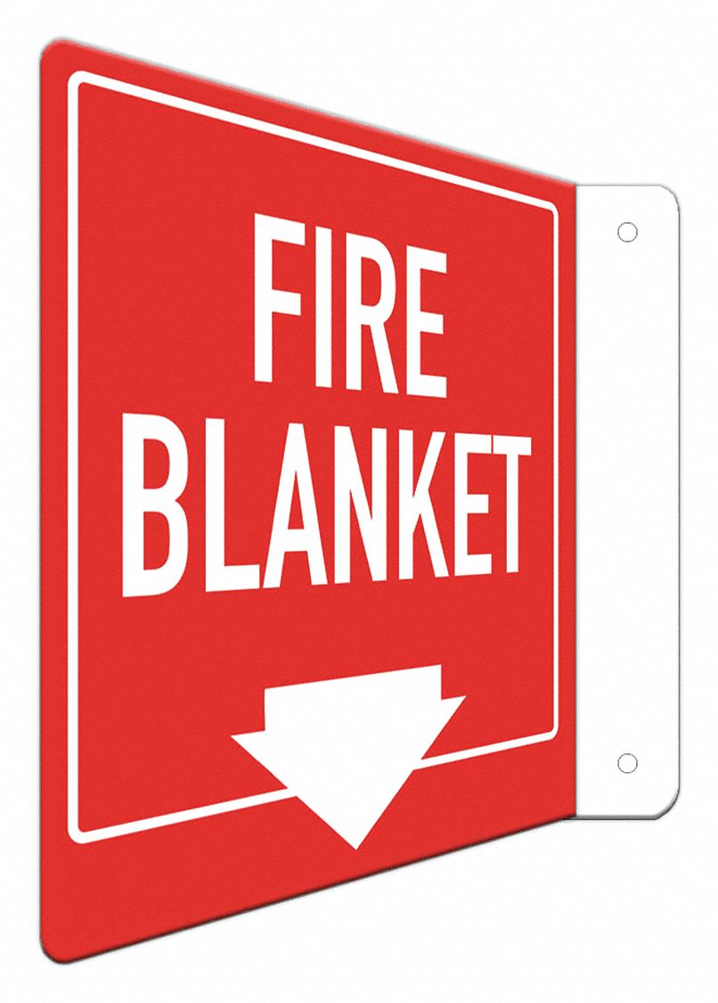 Aluminum, Mounting Holes Sign Mounting, Fire Sign - 460M88|LCFL-0009-RA ...