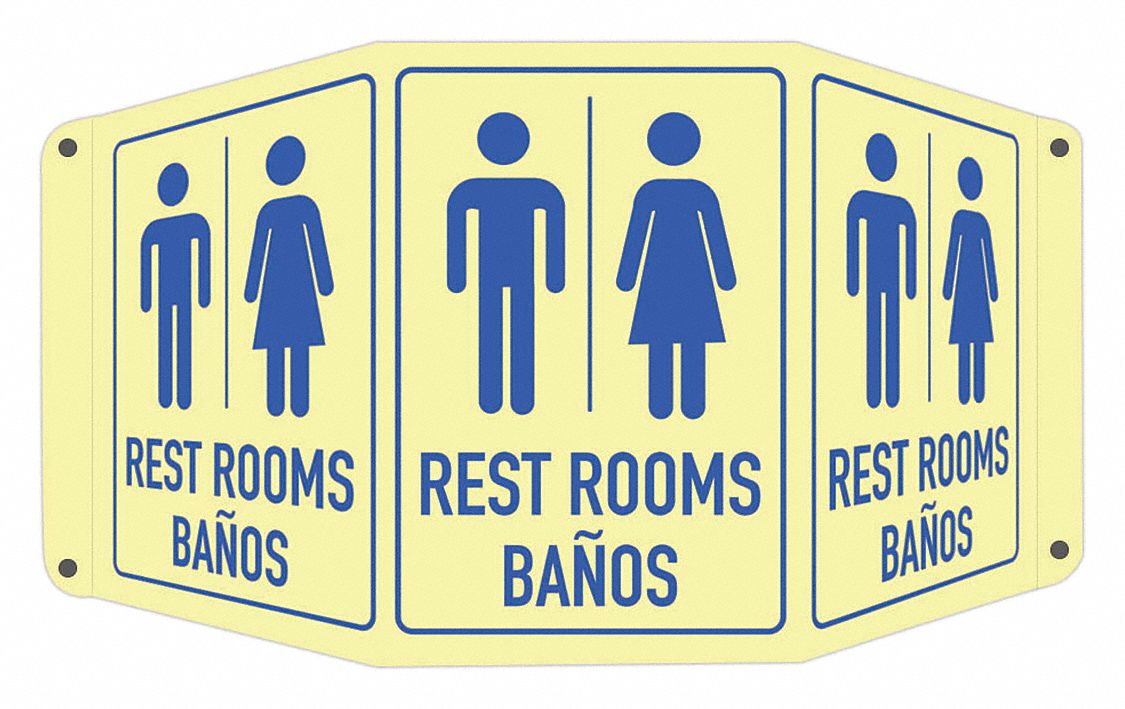 Aluminum, Mounting Holes Sign Mounting, Facility Sign - 460N87|LCTB ...