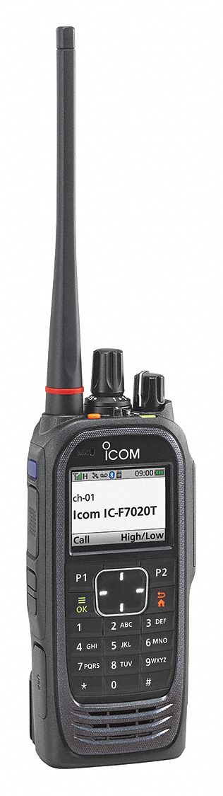 Icom Handheld Portable Two Way Radio Icom F7010 1024 Uhf Analogdigital Lcd 460t04