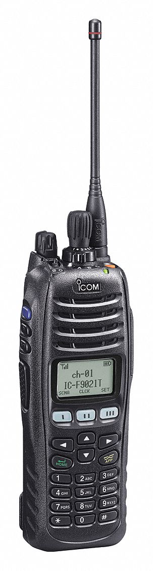 ICOM Handheld Portable Two Way Radio, ICOM F9011, 512, UHF, Analog ...