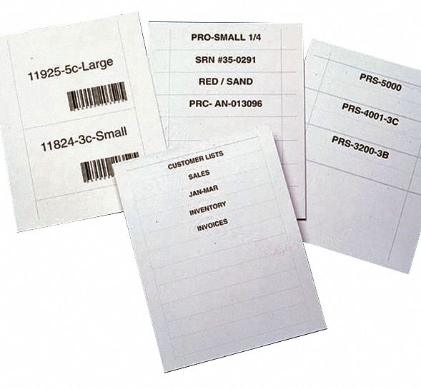 AIGNER INDEX, White, Paper, Laser Insert Sheets - 460U41|KS67 - Grainger