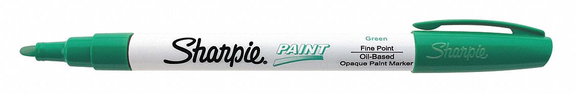 SHARPIE, Fiber, Green, Liquid Paint Marker - 462D45|35537 - Grainger