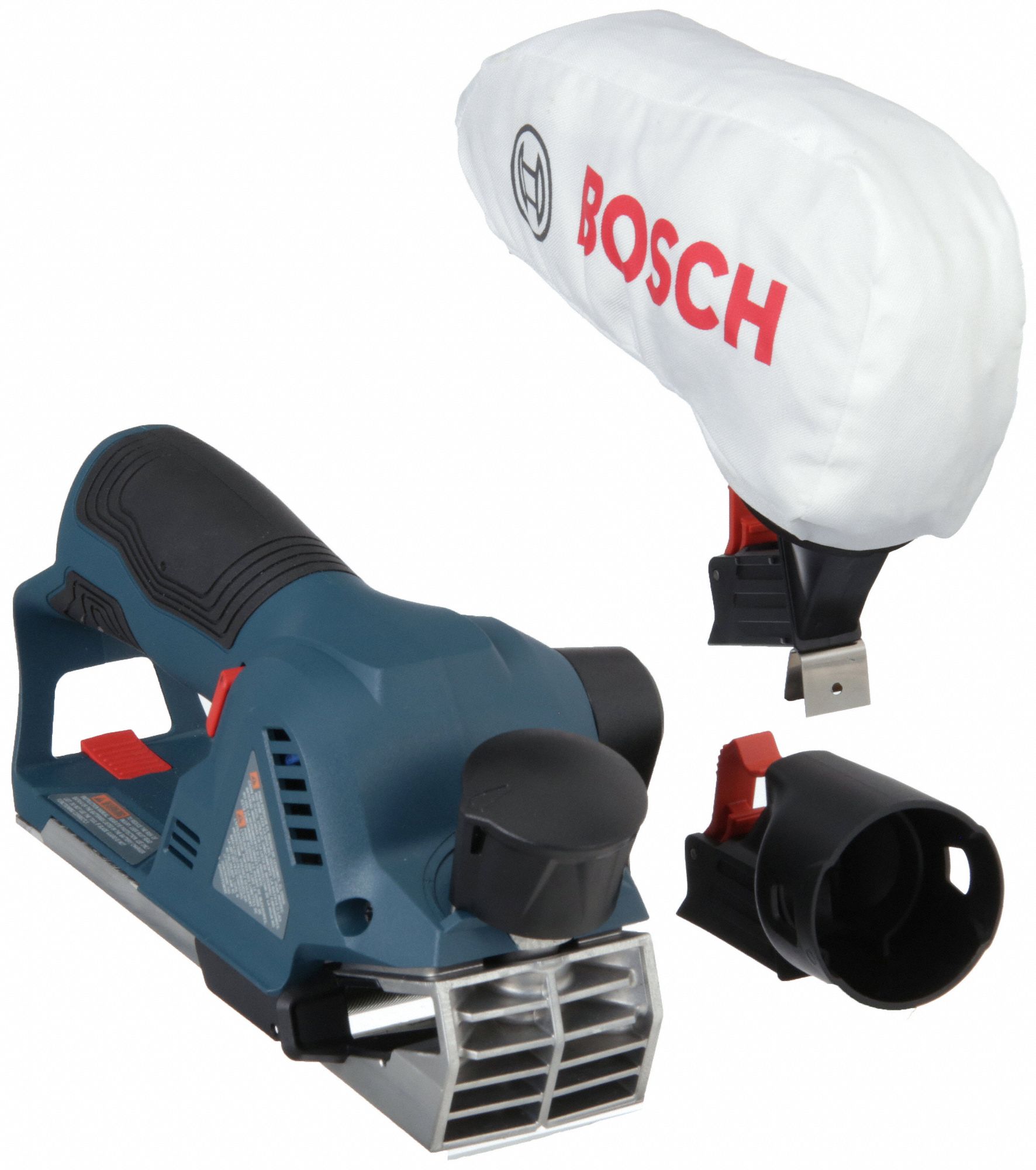 BOSCH Cordless Planer: 12V MAX, Bare Tool, 2 3/16 in Blade Wd, 1/16 in ...