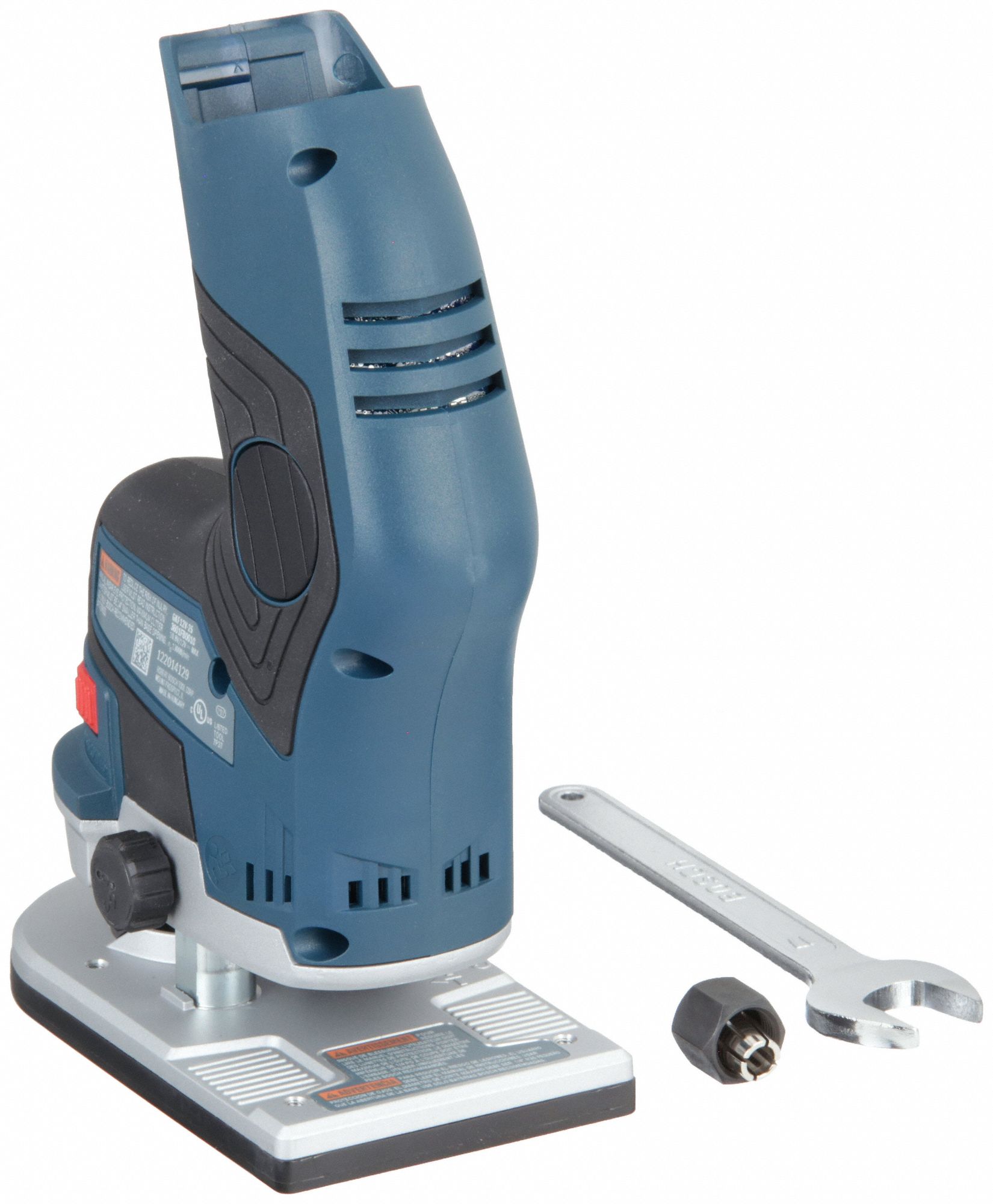 BOSCH Cordless Compact Router: 12V MAX, Bare Tool, Fixed Base, 0.25 hp ...