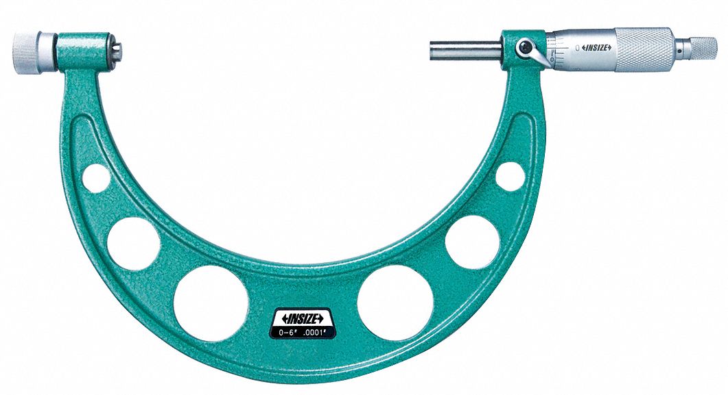 INSIZE, 0 in to 4 in, Mechanical, Mechanical Interchangeable-Anvil ...