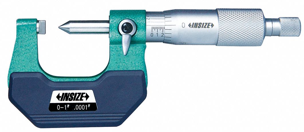 INSIZE, 0 in to 1 in, Mechanical, Mechanical Crimp Height Micrometer ...