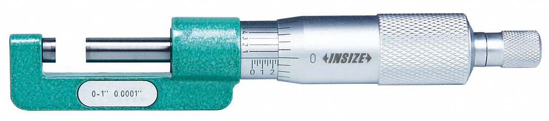 INSIZE, 0 in to 1 in, Mechanical, Mechanical Hub Micrometer - 462V59 ...