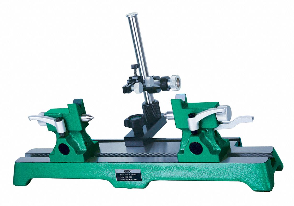 INSIZE, Horizontal Op Position, 6 19/64 in Working Dia, Bench Center ...