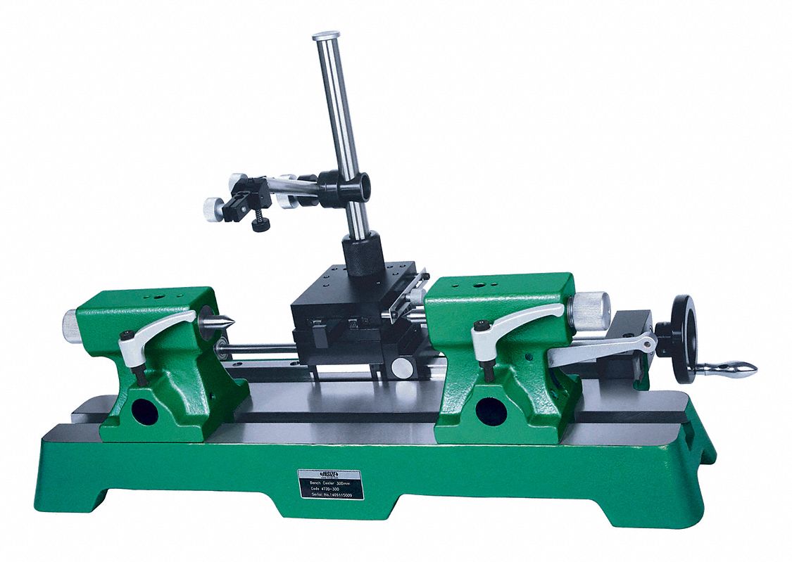 INSIZE, Horizontal Op Position, 7 3/32 in Working Dia, Bench Center ...
