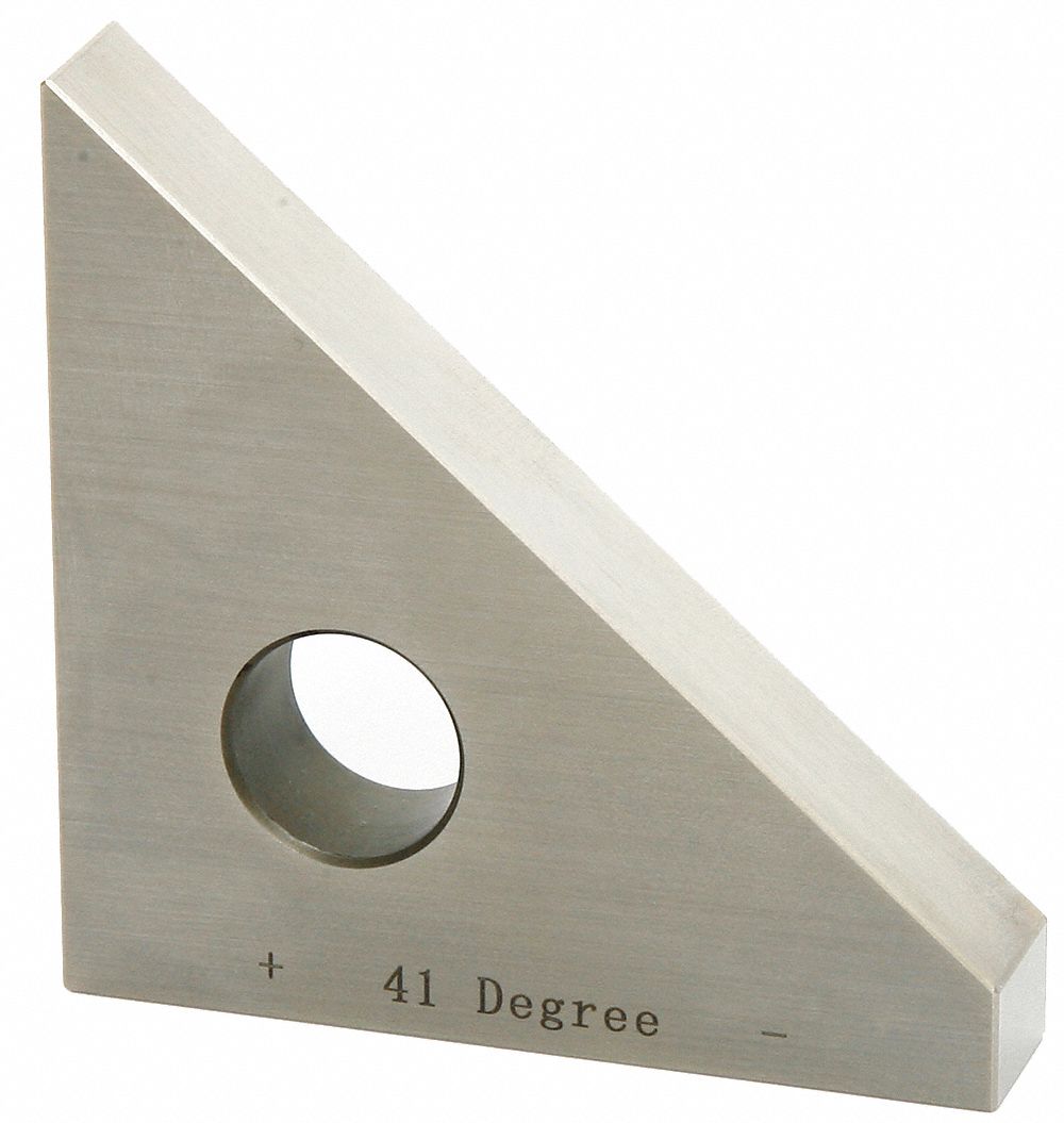 INSIZE, 41° Nominal Size, +/- 2 seconds Tolerance, Angle Gage Block 41 ...