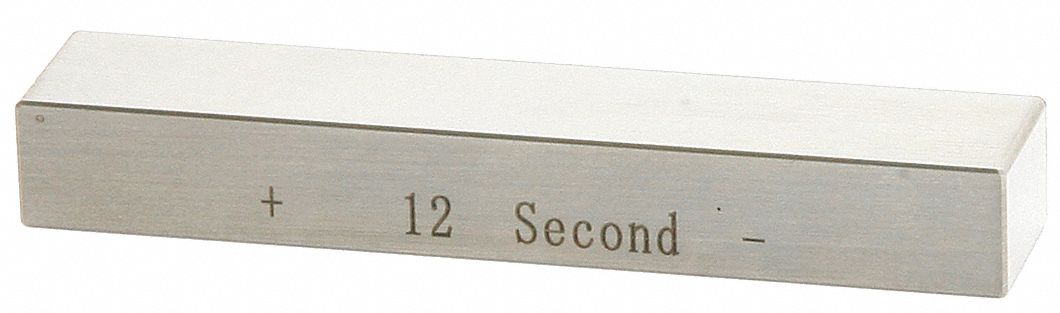 INSIZE, 12 sec Nominal Size, +/- 2 seconds Tolerance, Angle Gage Block ...