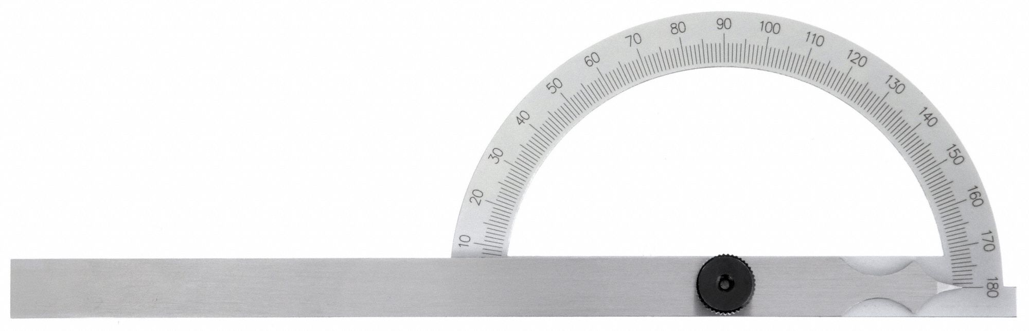 INSIZE, 5 29/32 in Blade Lg, 0°to 180°, Manual-Reading Protractor ...