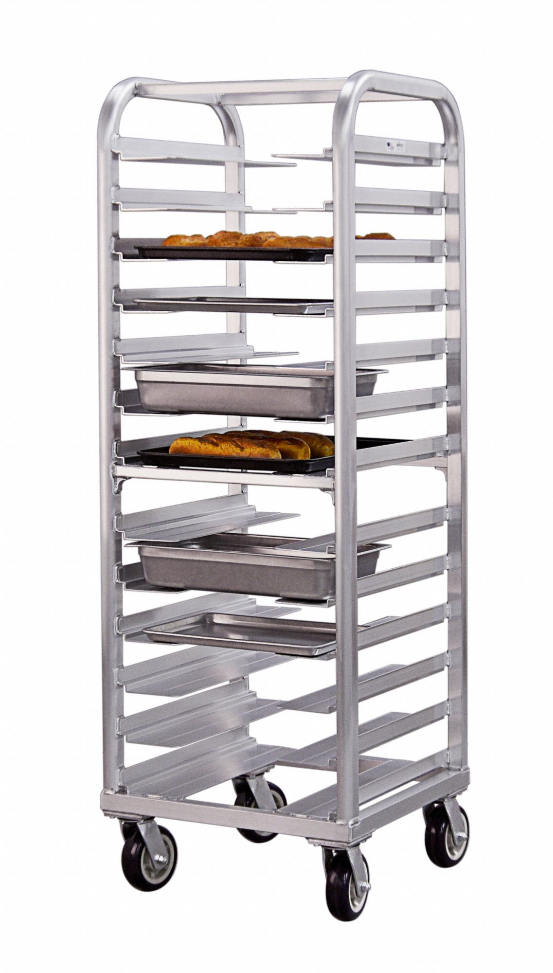 NEW AGE INDUSTRIAL, Full Size, 13 Slots, Stepped Angle Pan Rack ...