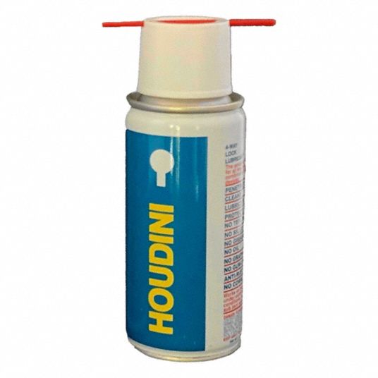 HOUDINI, Aerosol Can, 2.5 oz, Lock Dry Lubricant - 875HJ5 ...