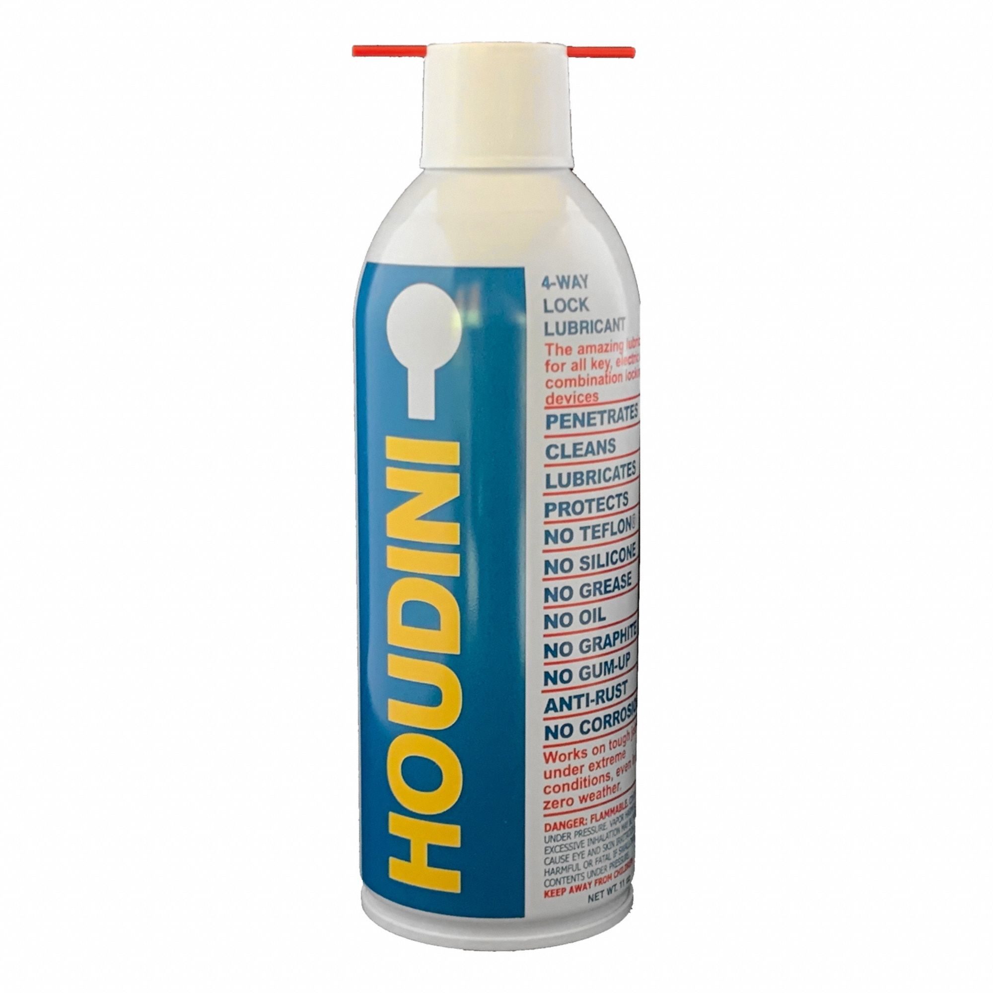 HOUDINI, Aerosol Can, 11 oz, Lock Dry Lubricant - 875HJ6|00086507111012 ...