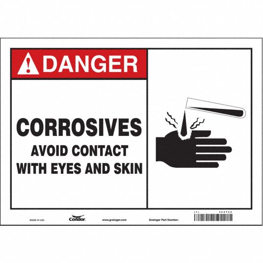 Vinyl, Adhesive Sign Mounting, Safety Sign - 464Y22|464Y22 - Grainger