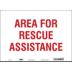 Evacuation Assembly Area & Area of Refuge Signs - Grainger Industrial ...