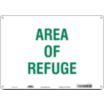 Evacuation Assembly Area & Area of Refuge Signs - Grainger Industrial ...