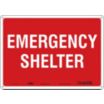 Emergency Shelter Signs & Labels - Grainger Industrial Supply