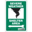 Emergency Shelter Signs & Labels - Grainger Industrial Supply