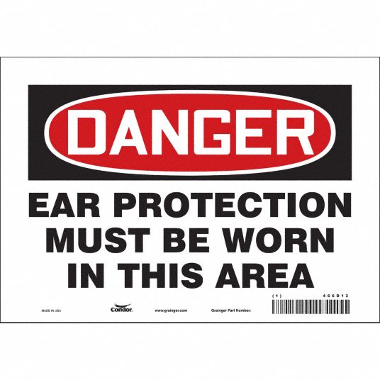 Vinyl, Adhesive Sign Mounting, Safety Sign - 466D13|466D13 - Grainger