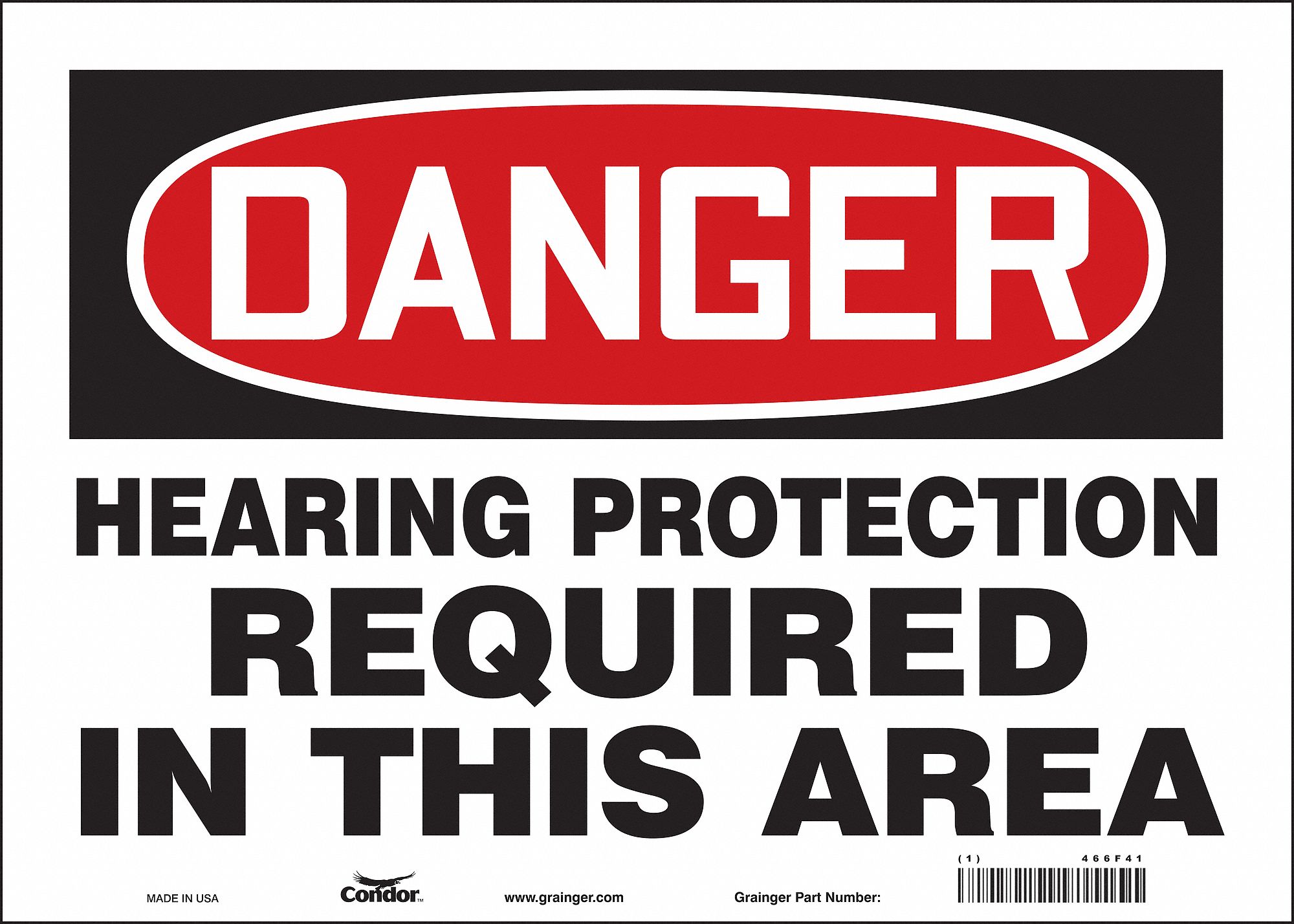 Vinyl, Adhesive Sign Mounting, Safety Sign - 466F41|466F41 - Grainger