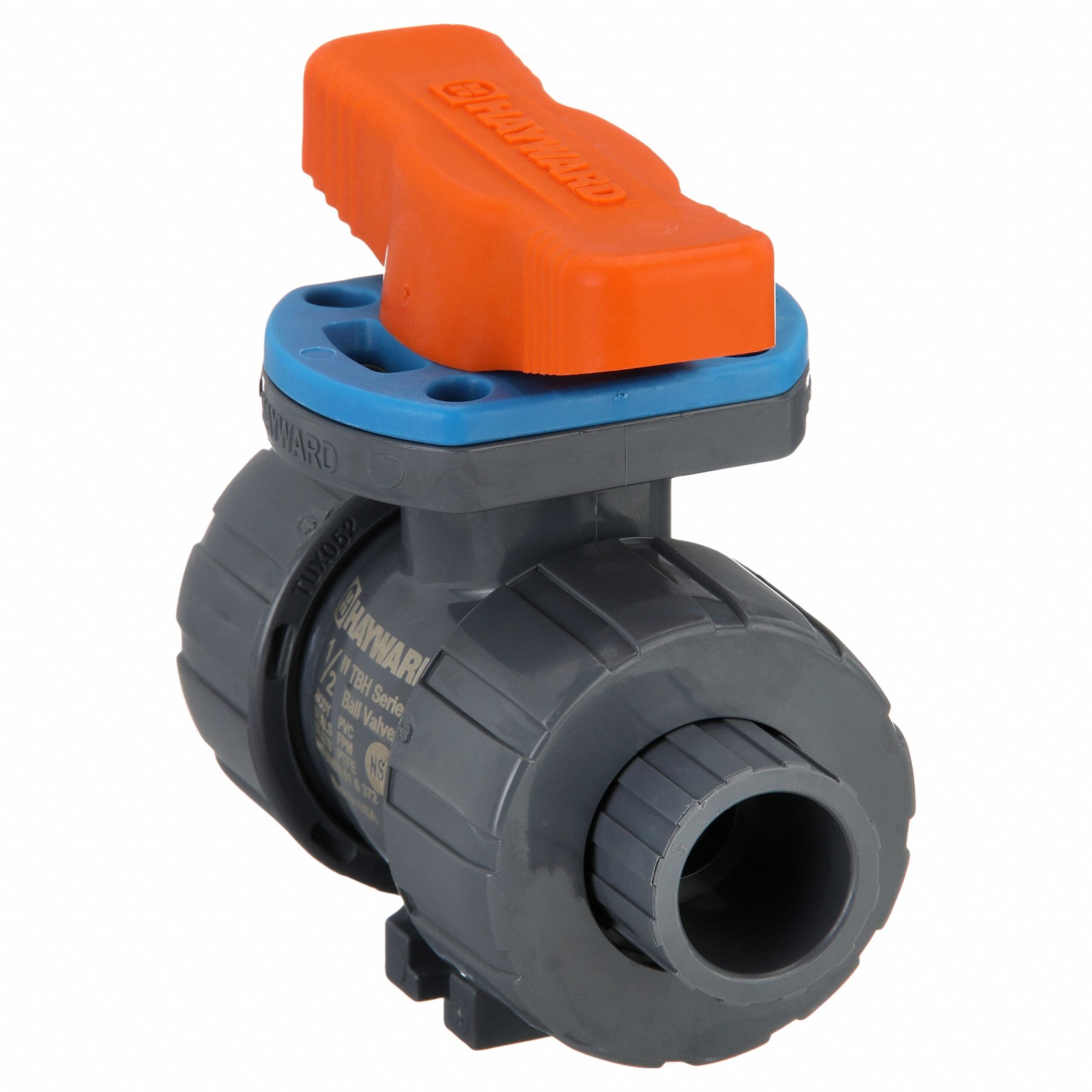HAYWARD FLOW CONTROL, 1/2 in, PVC, Manual Two-Way Ball Valve - 466H47 ...