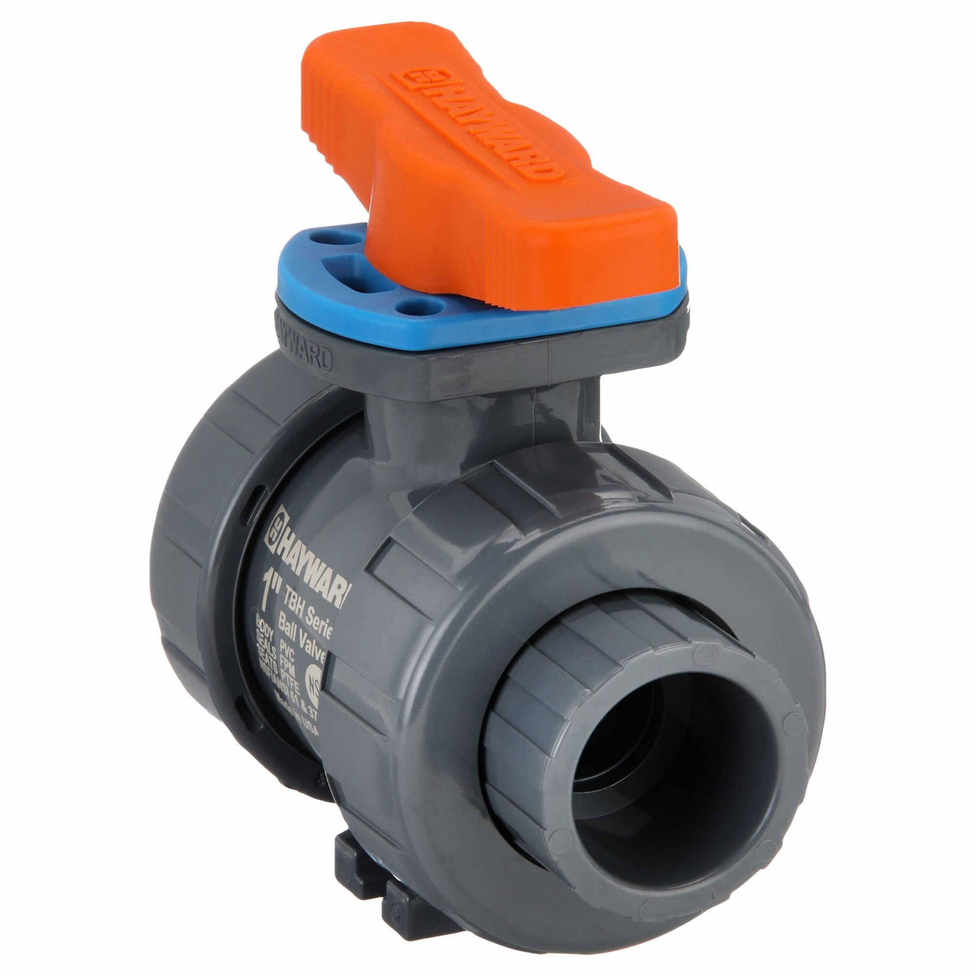 HAYWARD FLOW CONTROL, 1 in, PVC, Manual Two-Way Ball Valve - 466H51 ...