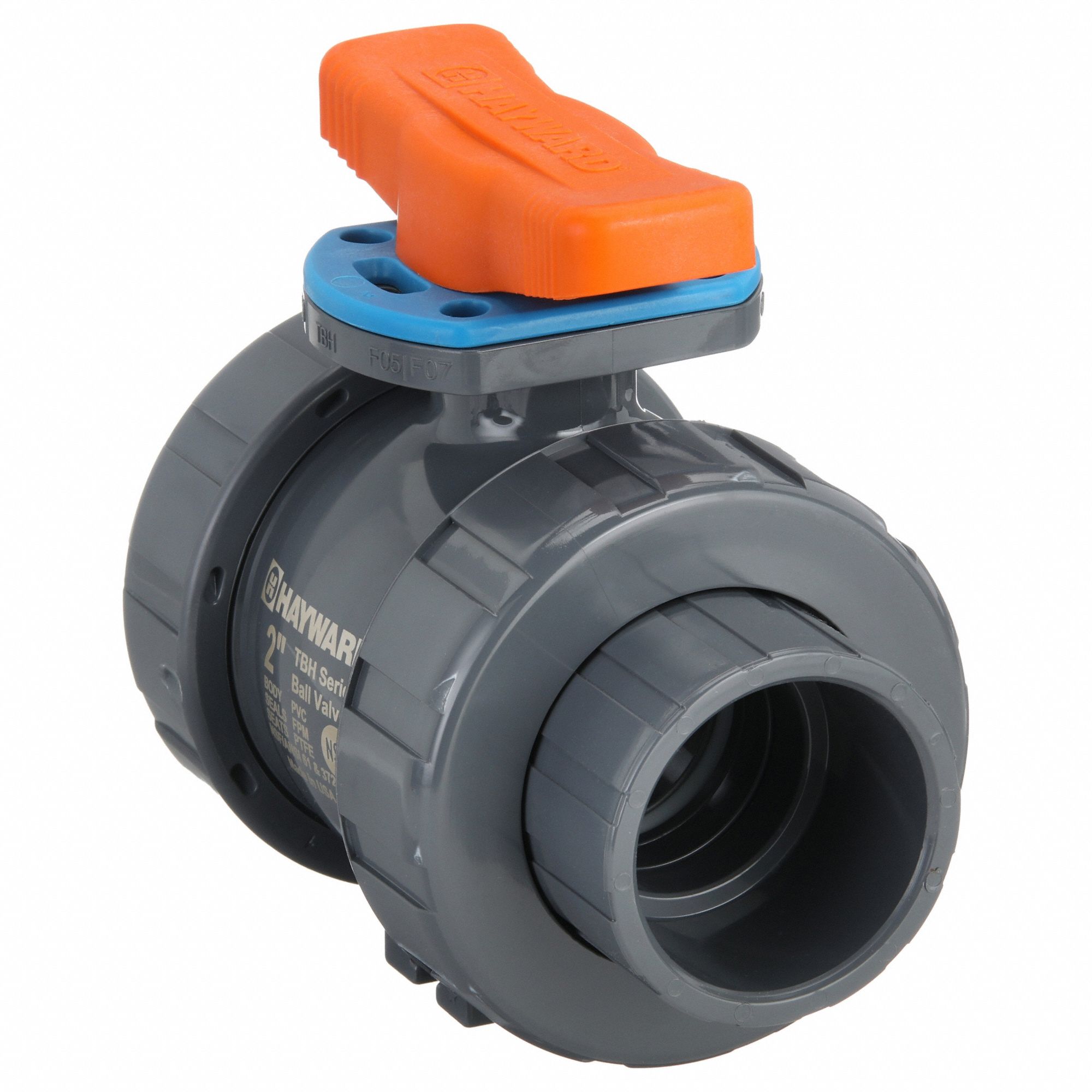 HAYWARD FLOW CONTROL, 2 in, PVC, Manual Two-Way Ball Valve - 466H57 ...